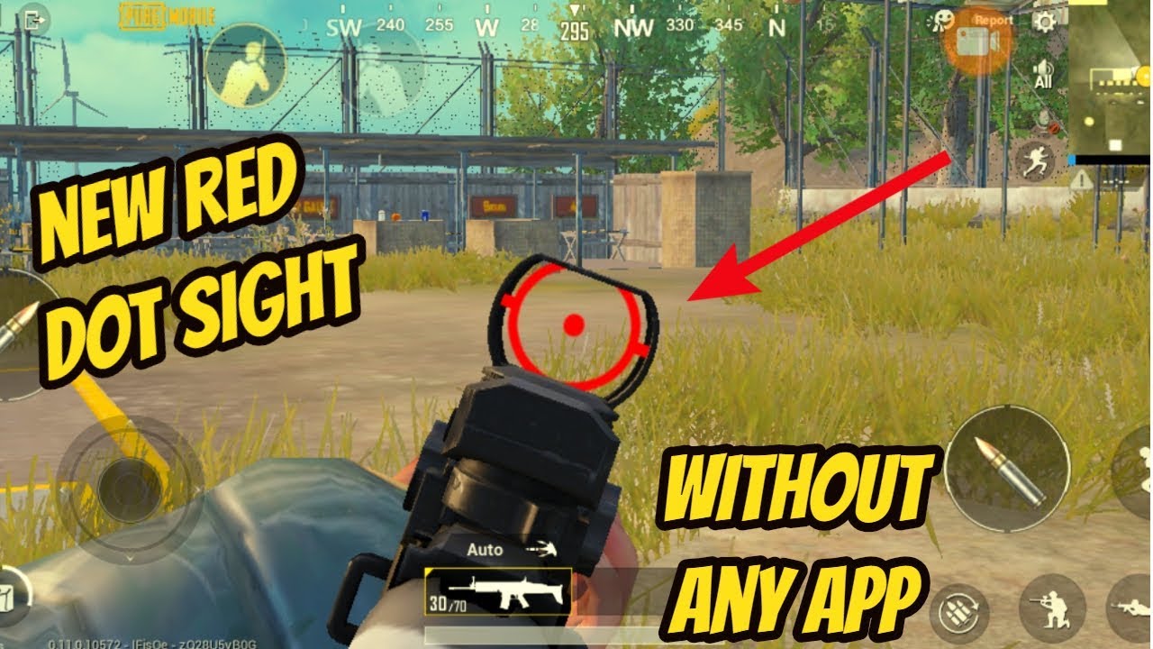 NEW RED DOT SIGHT TRICK IN PUBG MOBILE WITHOUT ANY APP - YouTube