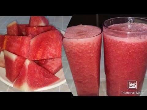 Jus Tembikai Dengan Madu - YouTube