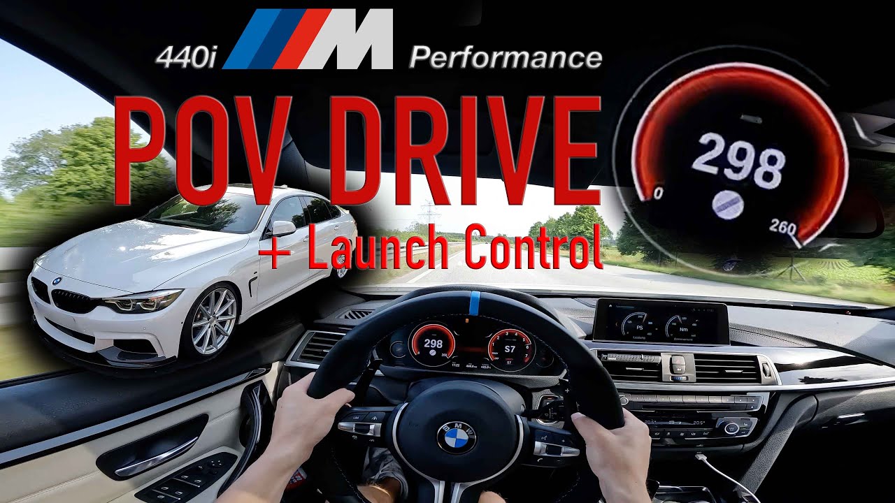POV: BMW 440i GC w/M-Performance Exhaust Autobahndrive + Launch Control ...