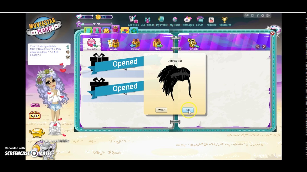 Rare trading | MSP | Uptown hair - YouTube