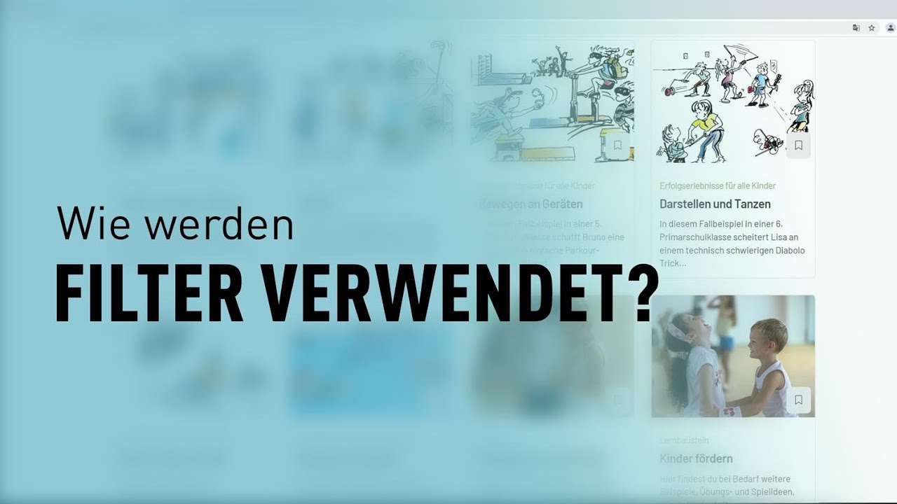 Wie werden Filter verwendet? - YouTube