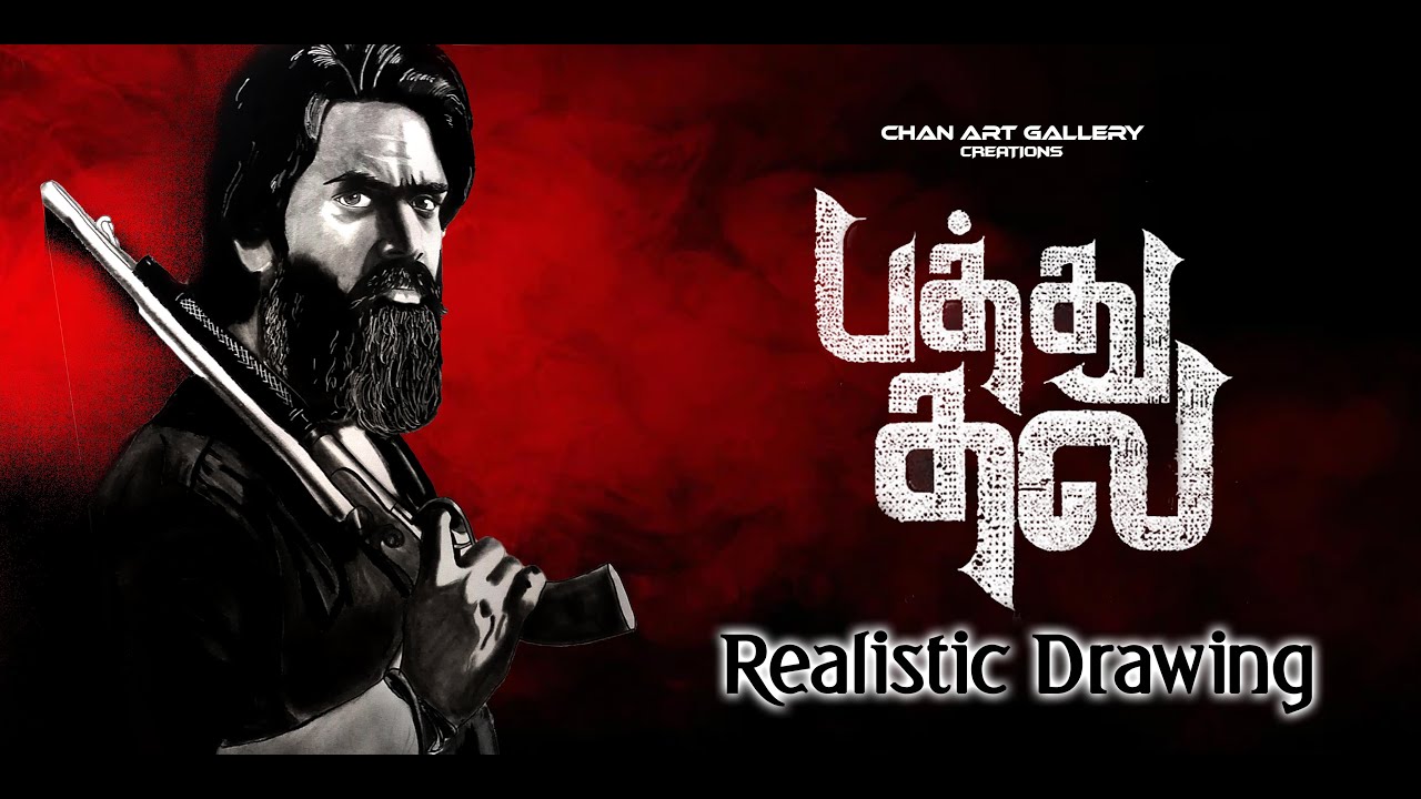 Pathu Thala Drawing | Osarattum Pathu Thala video | Silambarasan TR | A ...
