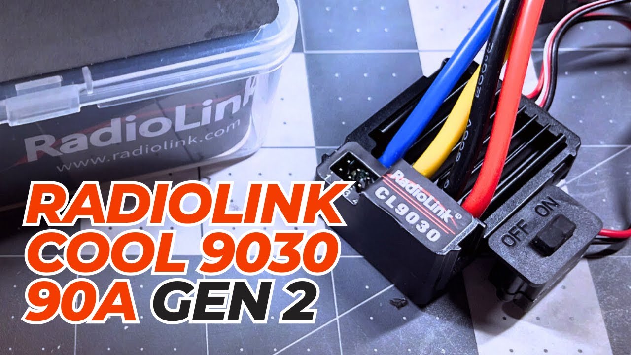 Unboxing RadioLink Cool 9030 Brushed 90A ESC (2-4S) Gen 2 - YouTube