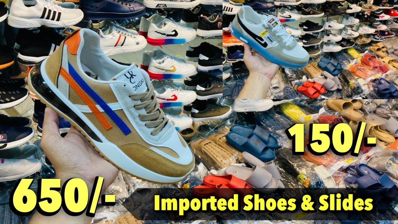 Trending Imported Shoes😱 | 150/- Imported Slides🔥|| Mumbai & Gujarat ...