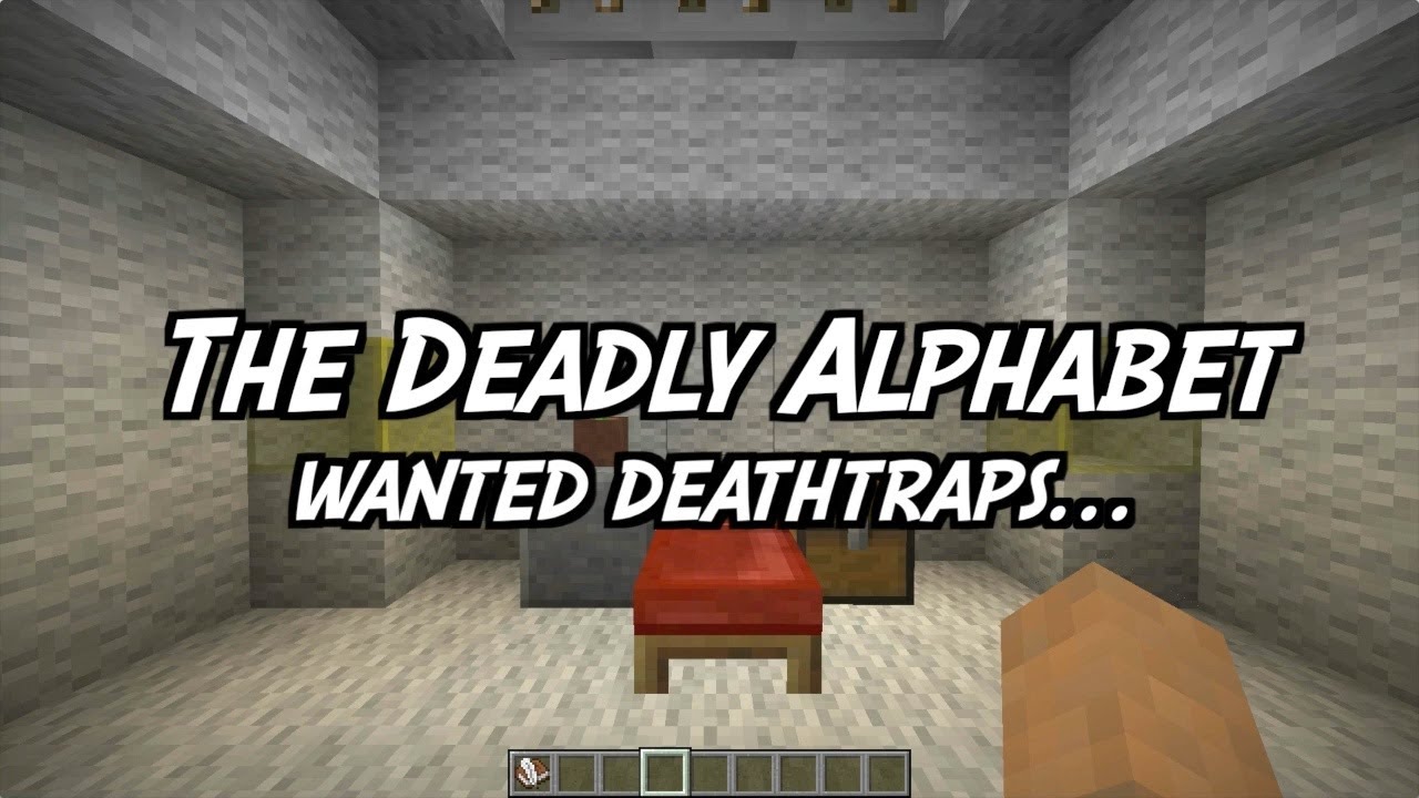Adam's Minecraft Sketchbook - Deadly Alphabet (Wanted Deathtraps) - YouTube