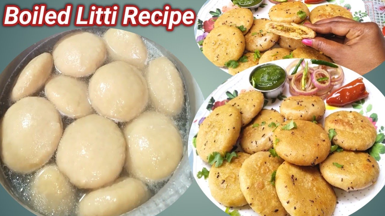Boiled Litti Recipe।Traditional food of Bihar।बिहार स्टाइल लिट्टी बनाने ...