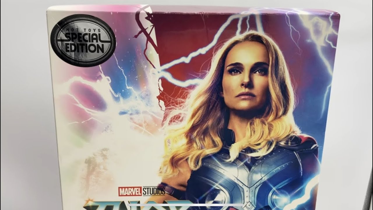 4k Marvel Hot Toys MMS 663 Mighty Thor Special Edition 1/6 Scale Figure ...
