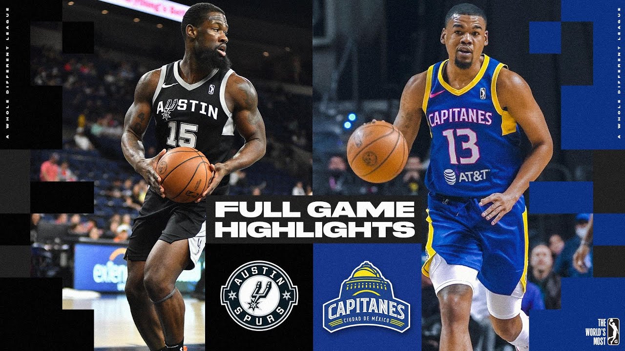 Ciudad de México Capitanes vs. Austin Spurs - Game Highlights - YouTube