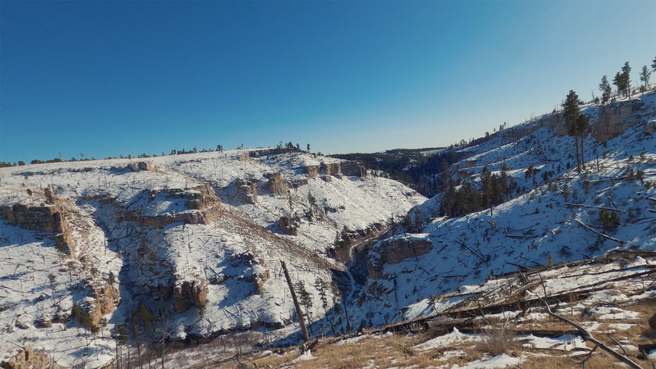 Winter Hike on Hell Canyon Trail - YouTube
