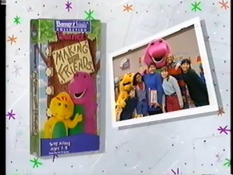 Opening To Barney - Barney's Making New Friends (1995 Vhs) - YouTube