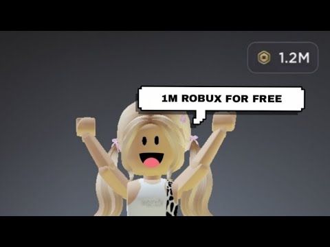 1M Robux for free!!!! - YouTube