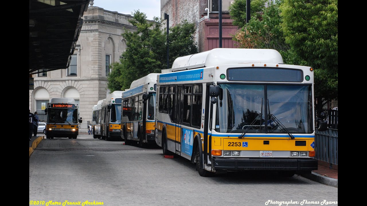 Boston MBTA 2002 NABI CNG 40-LFW #2075 - YouTube