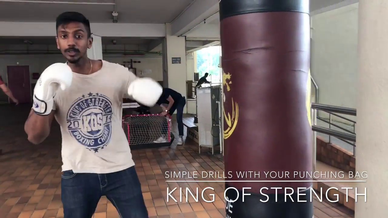 Simple Drills With Your Punching Bag│Boxing Tutorial - YouTube
