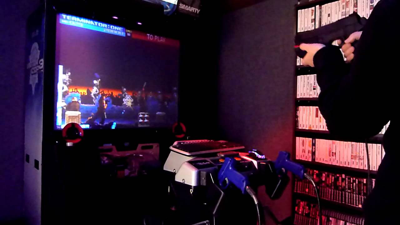 Mame Terminator 2 + G2N sur écran 52 pouces - YouTube