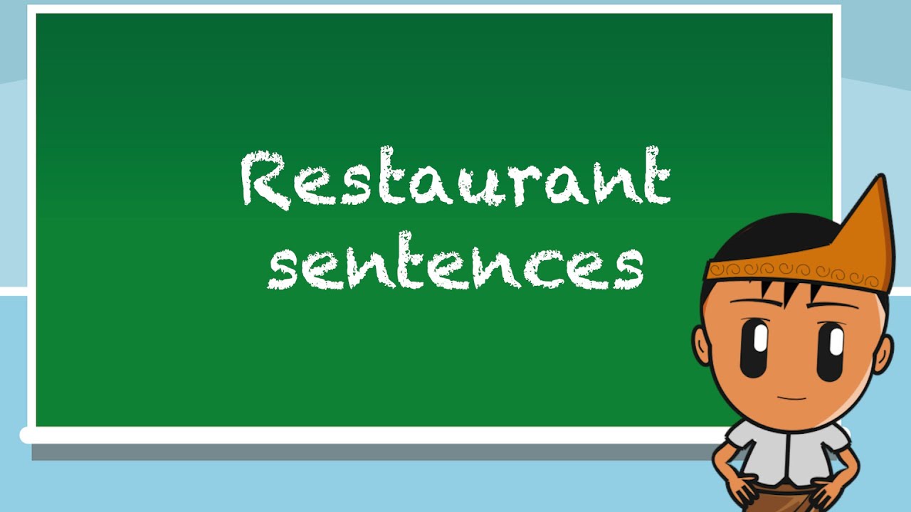 Learn Indonesian - Lesson 40 - Restaurant sentences - YouTube