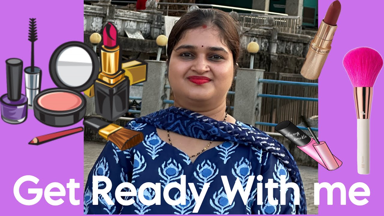 Get ready with me! Makeup look | LakshmiKamathVlogs - YouTube