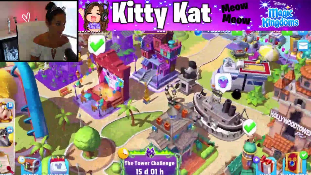 Kitty Kat Livestream! Chapter 1 COMPLETE of Tower Challenge #9! Disney ...