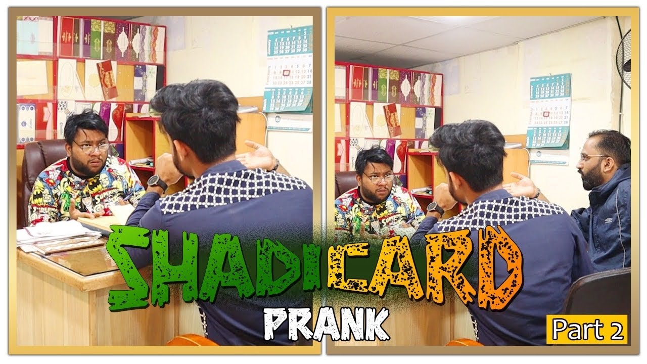 | Shadi Card Prank Part 2 | By Nadir Ali in | P4 Pakao | 2021 - YouTube