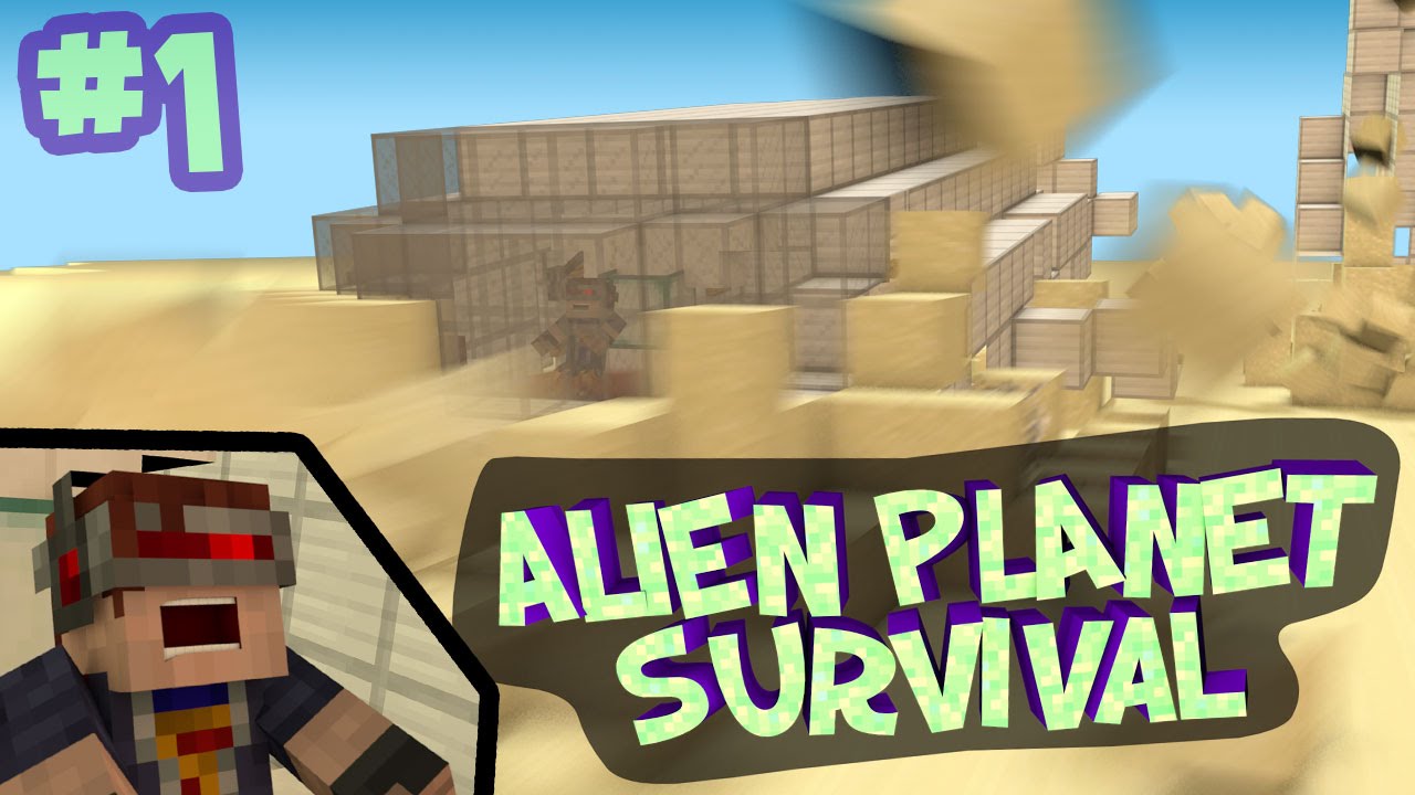 Minecraft - Alien Planet Survival - SO THIRSTY! - Part 1 - YouTube