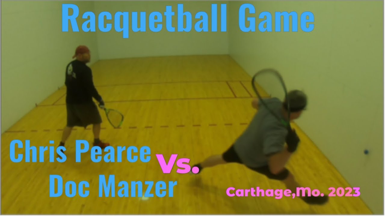 Singles Racquetball Game #1 Sw Mo. Chris Pearce vs Doc “the beast ...