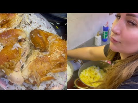 Xatirə İslam bacısı ilə 2 növ plov bişirdi.