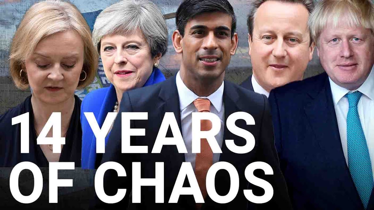 14 years of Tory mayhem in 14 minutes - YouTube