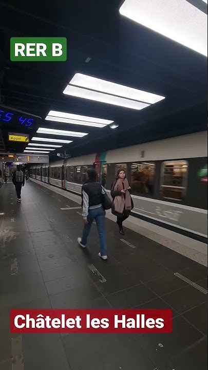 Châtelet les Halles RER B - YouTube