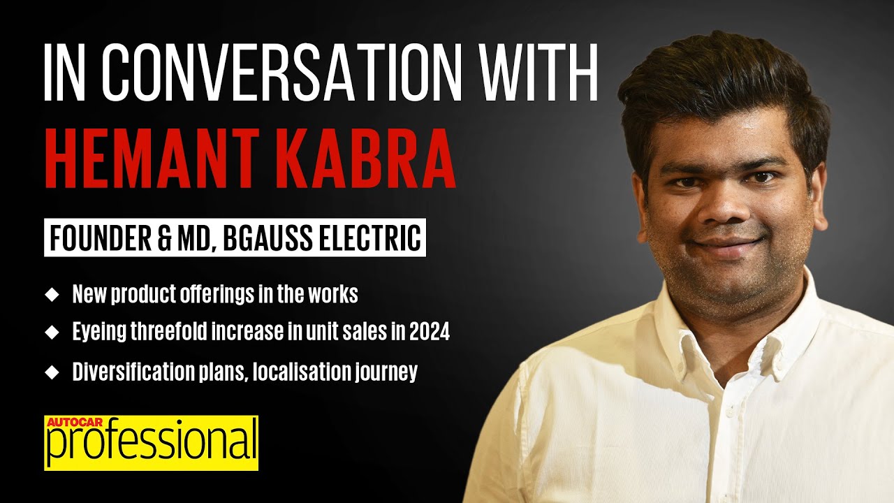 Interview | Hemant Kabra, Founder and MD, BGauss Electric - YouTube