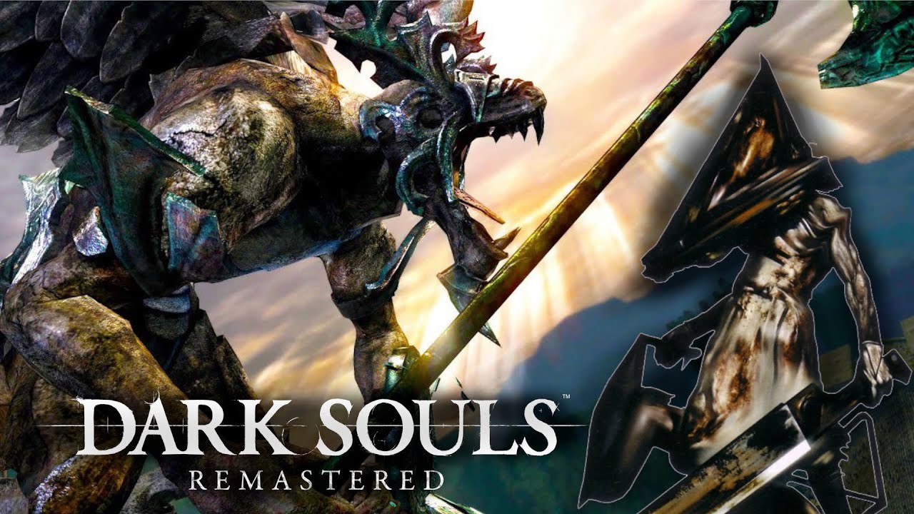 Dark Souls Remastered: Pyramid Head vs Lodran 1 - YouTube