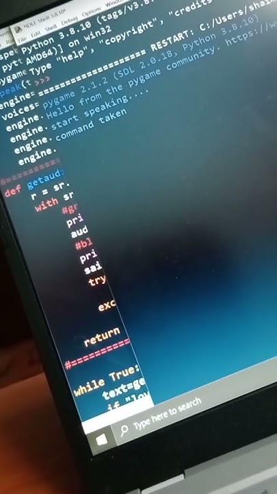 Fun with AI | Tamil | A Python Program - YouTube