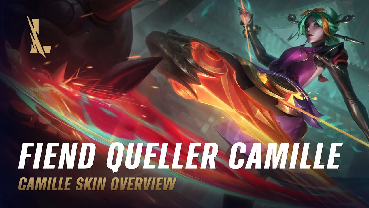 Wild Rift - Fiend Queller CAMILLE Skin Overview - YouTube