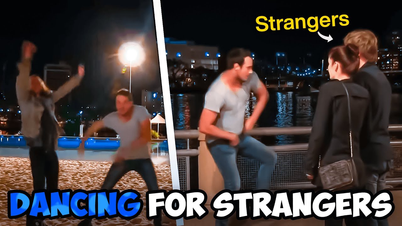 Dancing For Strangers Prank - YouTube