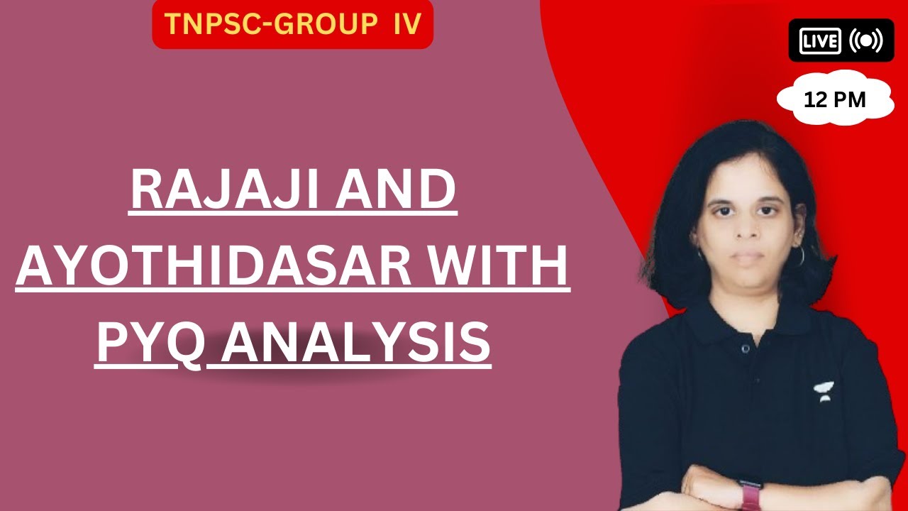 TamilNadu leader- Rajaji and ayothidasar with pyq analysis|UNIT 8 ...