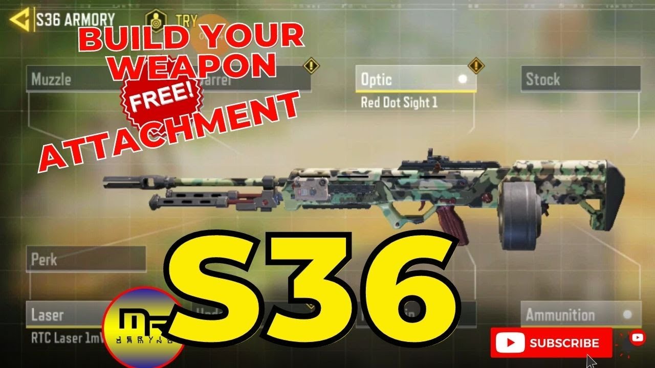 S36 weapon with my attachment Mr Jervix gaming Call of Duty Mgames ...