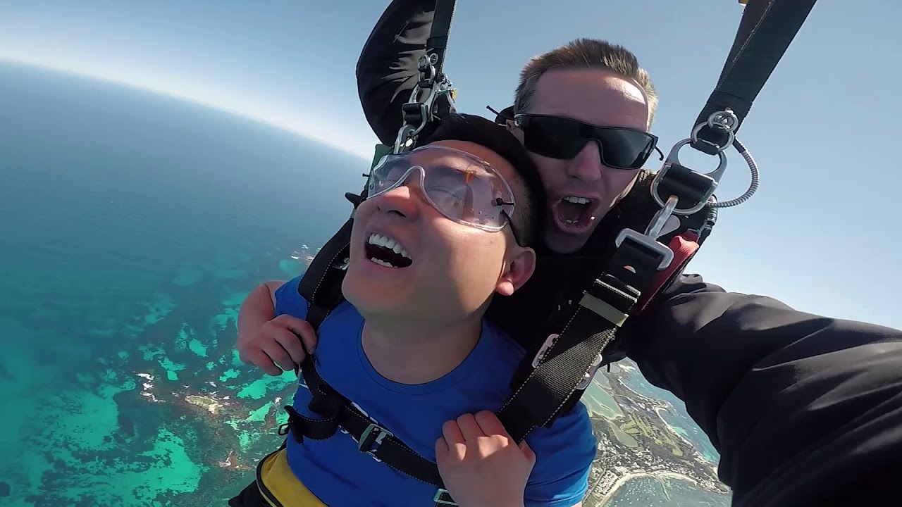 Perth Rottnest Skydive Geronimo - YouTube