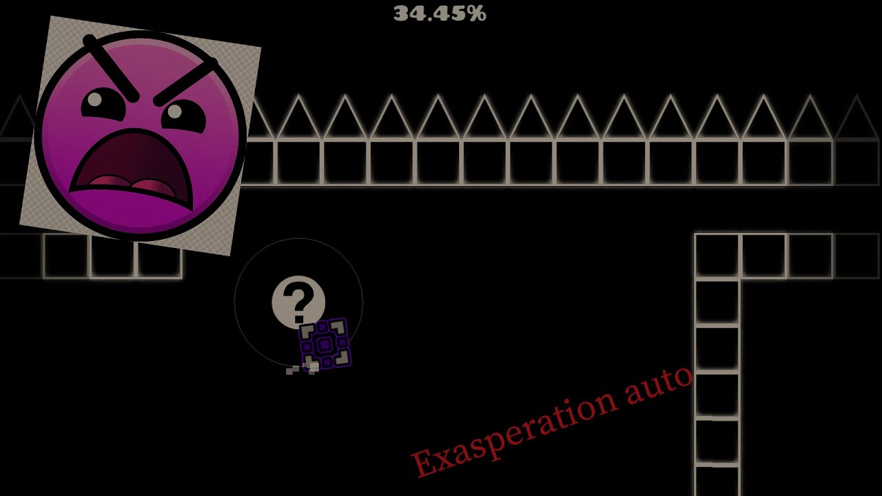[Insane] Exasperation auto by VoltagenX 100% | Geometry Dash - YouTube