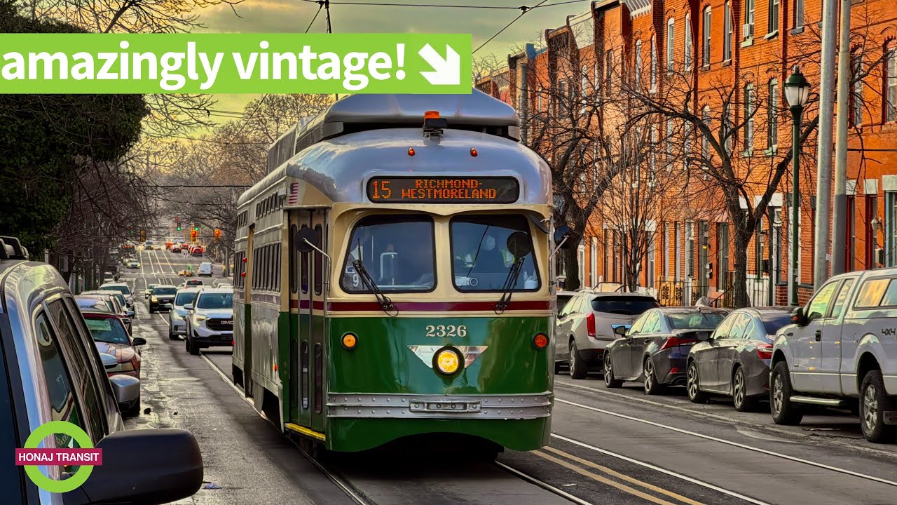 Philadelphia's Incredible Historic Trolley Line - YouTube