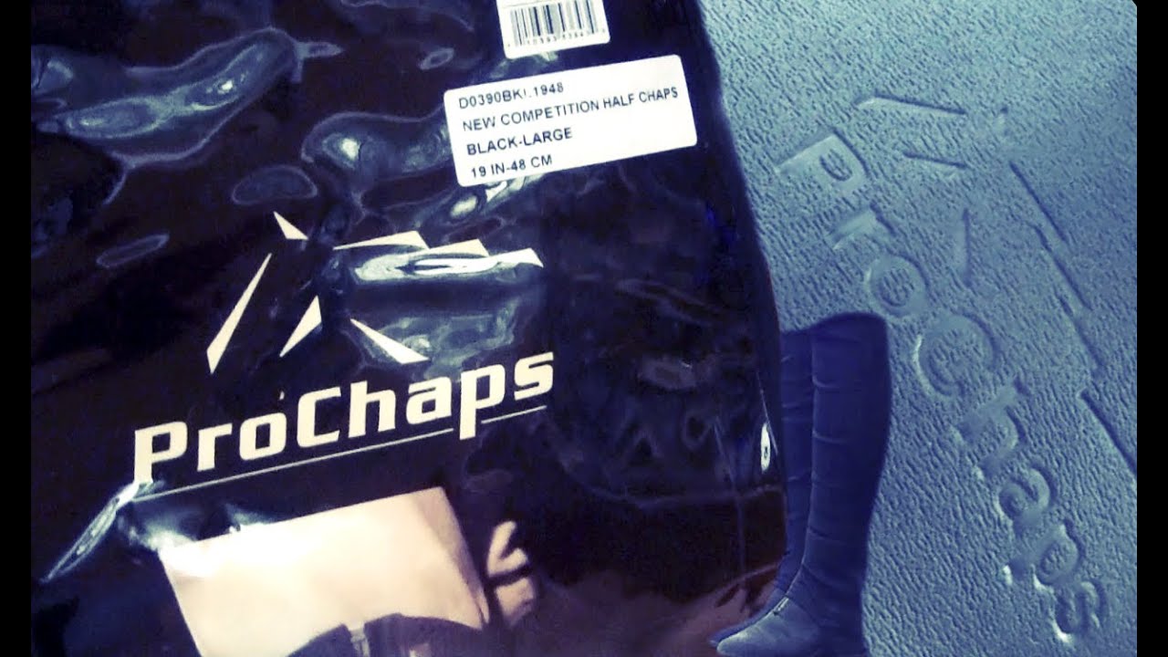 Prochaps Competition half chaps - YouTube