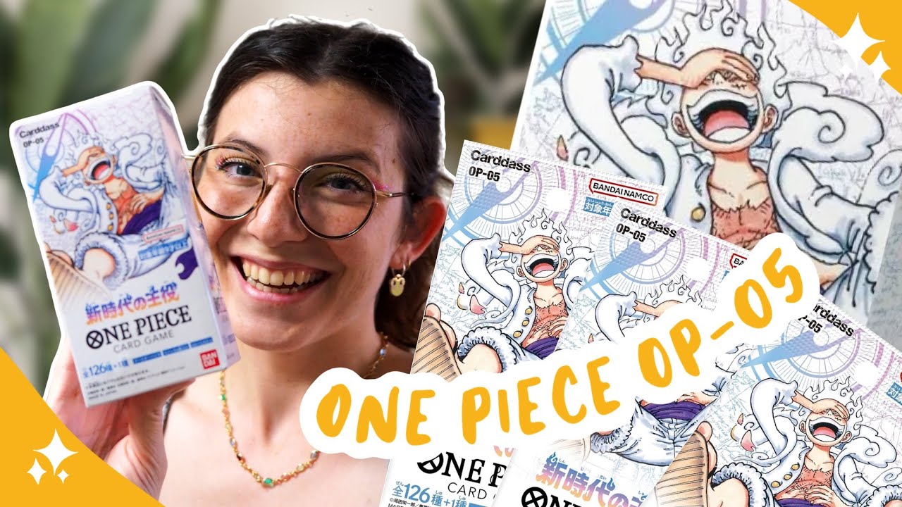 1 box One Piece OP-05 : à nous le Gear 5 ?! - YouTube
