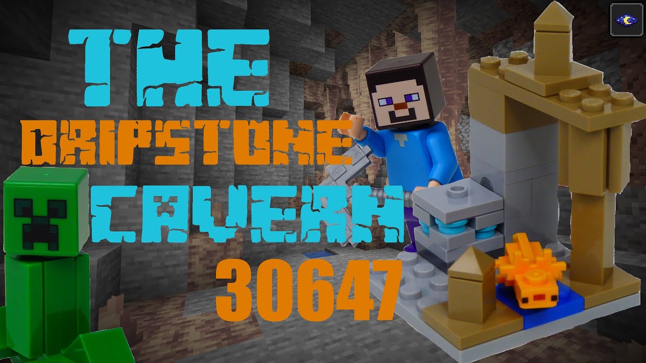 The Dripstone Cavern Polybag | 30647 | LEGO Minecraft Januar 2023 Welle ...