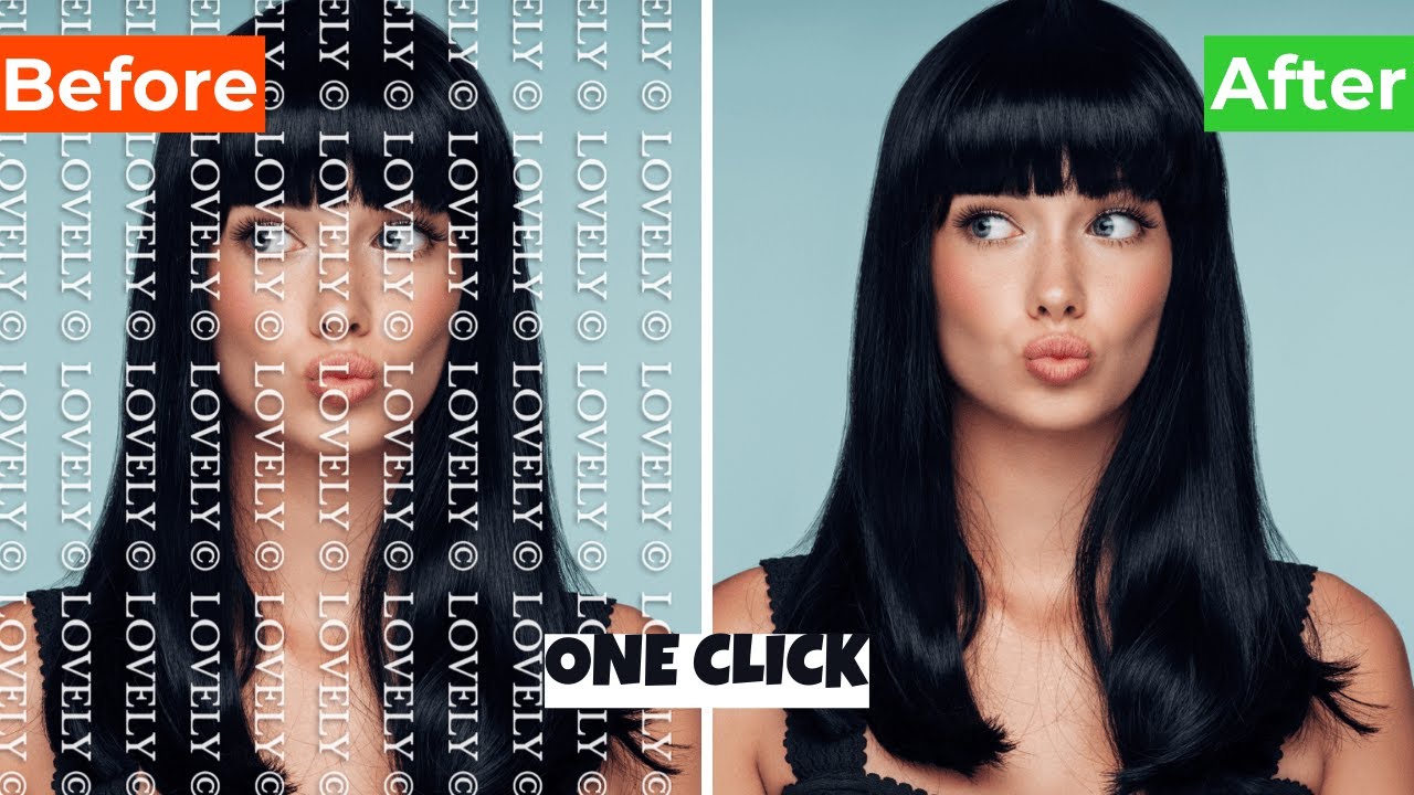 Remove Watermarks from Photos with Free AI Online Tool - YouTube
