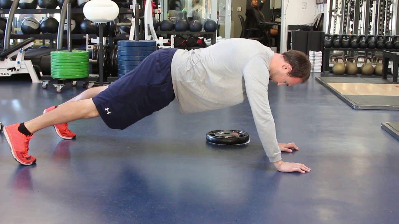 Plank Plate Slide - YouTube