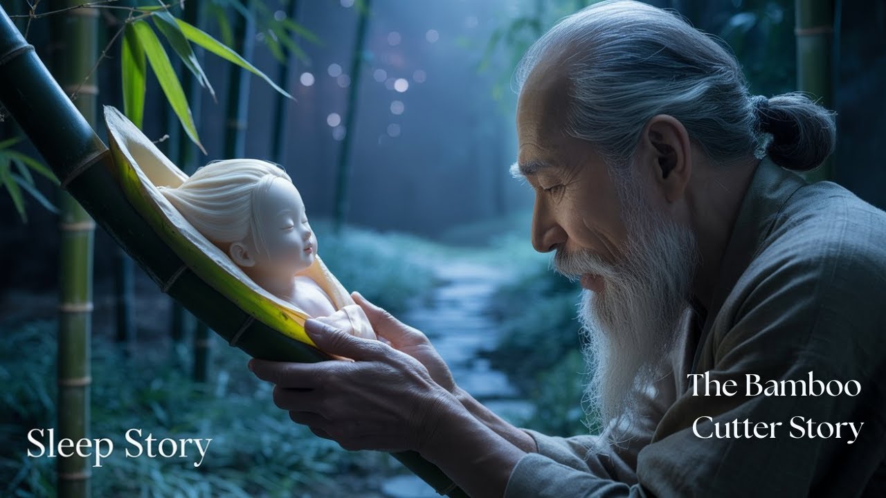 Relaxing Japanese Folktale to Help You Sleep | The Bamboo Cutter Story ...