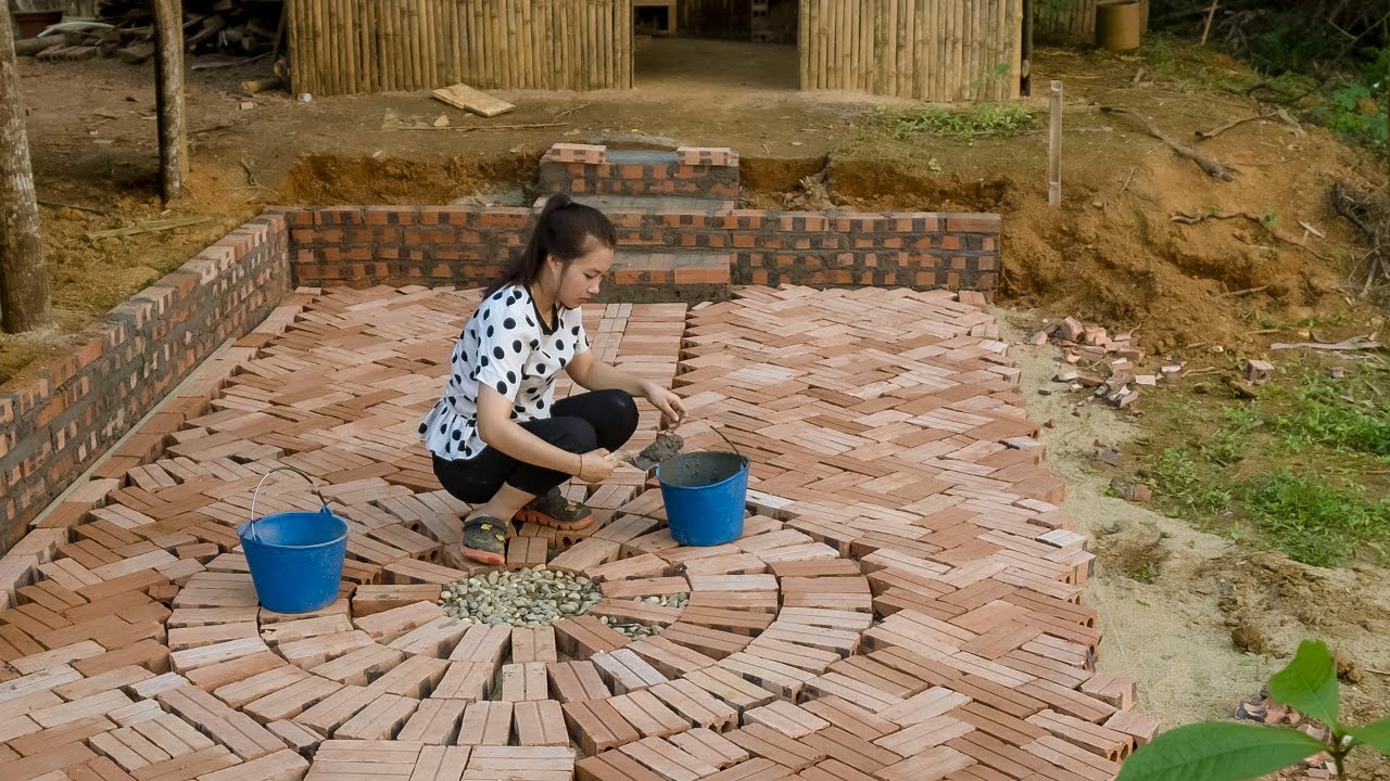 FULL: 300 Days The girl builds a complete wooden house. Alone Living ...