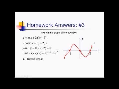 Graphing Polynomials in Intercept Form: Problem Set #2 - YouTube