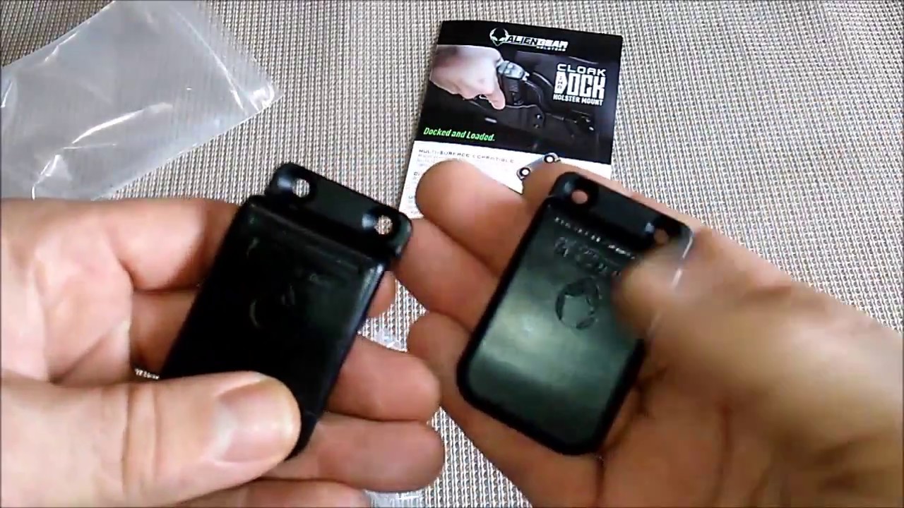 Alien Gear 3.0 Cloak Dock IWB Holster Mount... Worth every penny. - YouTube
