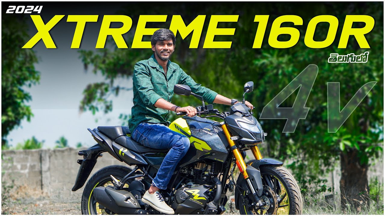 2024 Hero Xtreme 160R 4v Review in Telugu | Rides4U - Tejaa - YouTube