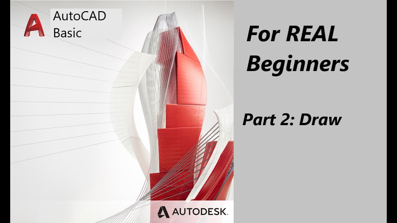 #2 AutoCAD REAL Beginners: Draw - YouTube