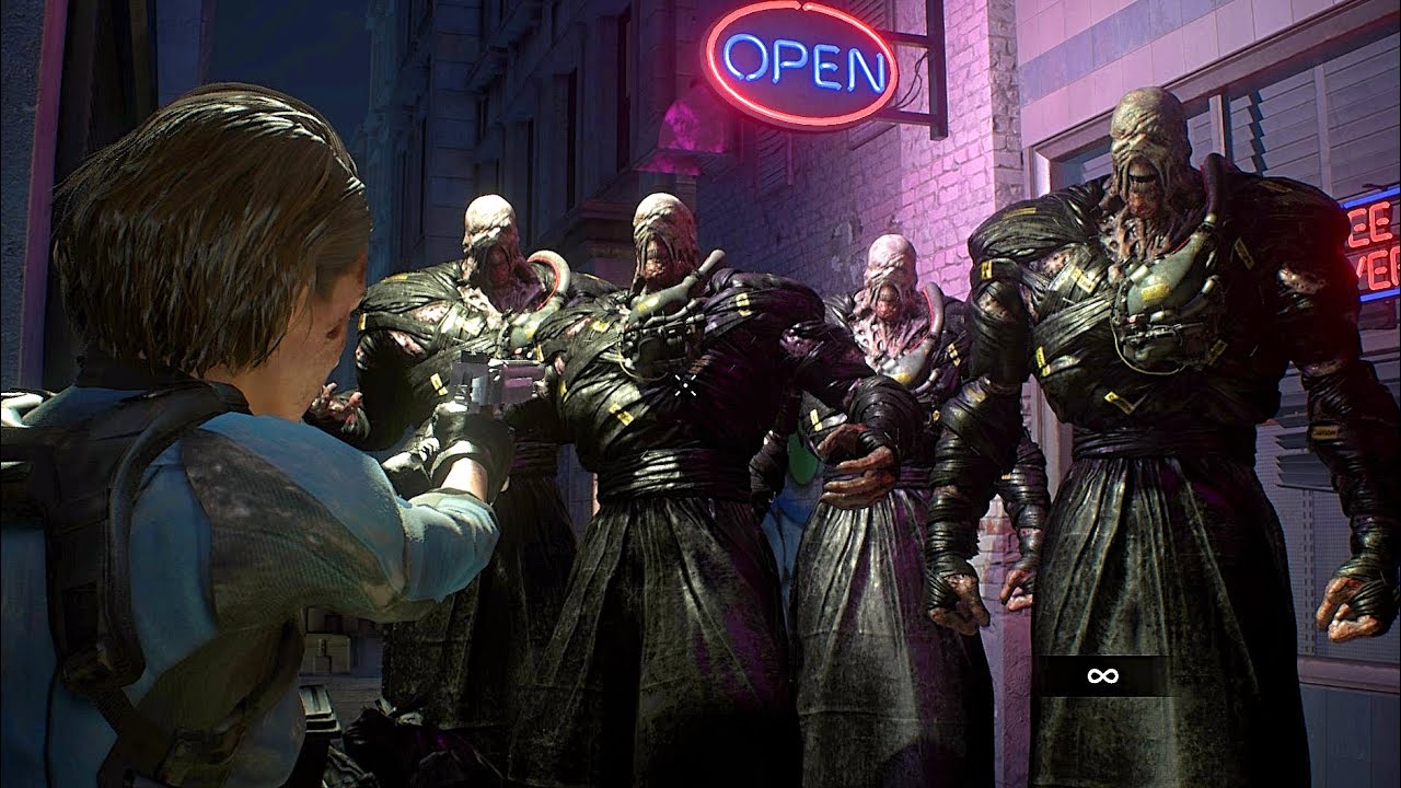 Resident Evil 3 But ALL Enemies Are NEMESIS vs INFINITE MAGNUM! - YouTube