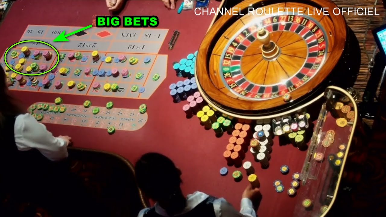 LIVE CASINO IN TABLE BIG BETS IN ROULETTE LAS VEGAS EXCLUSIVE OF 22/05 ...